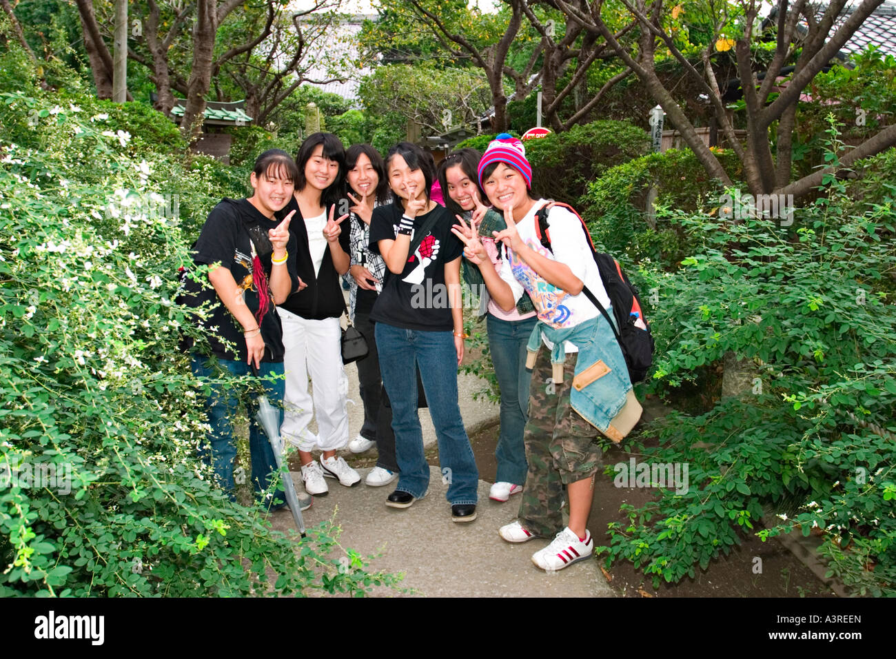 Japanese school girl hi-res stock photography and images - Alamy