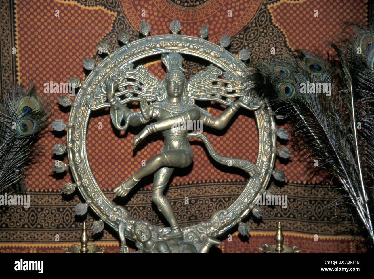 HINDUISM Lord Shiva as Nataraja performing his cosmic dance Stock Photo ...