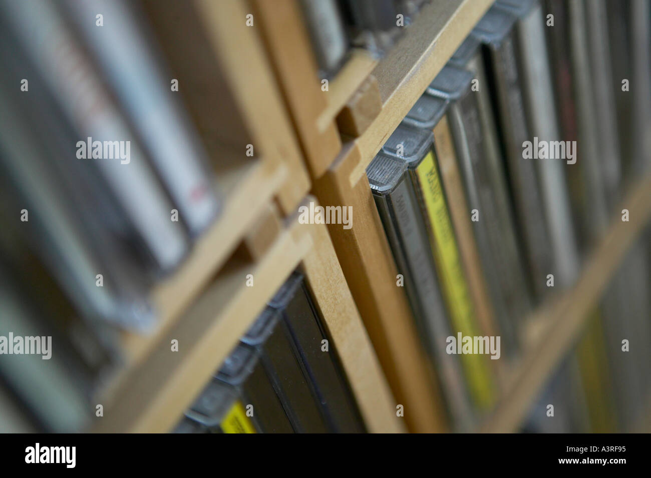 CD holders stacked Stock Photo - Alamy
