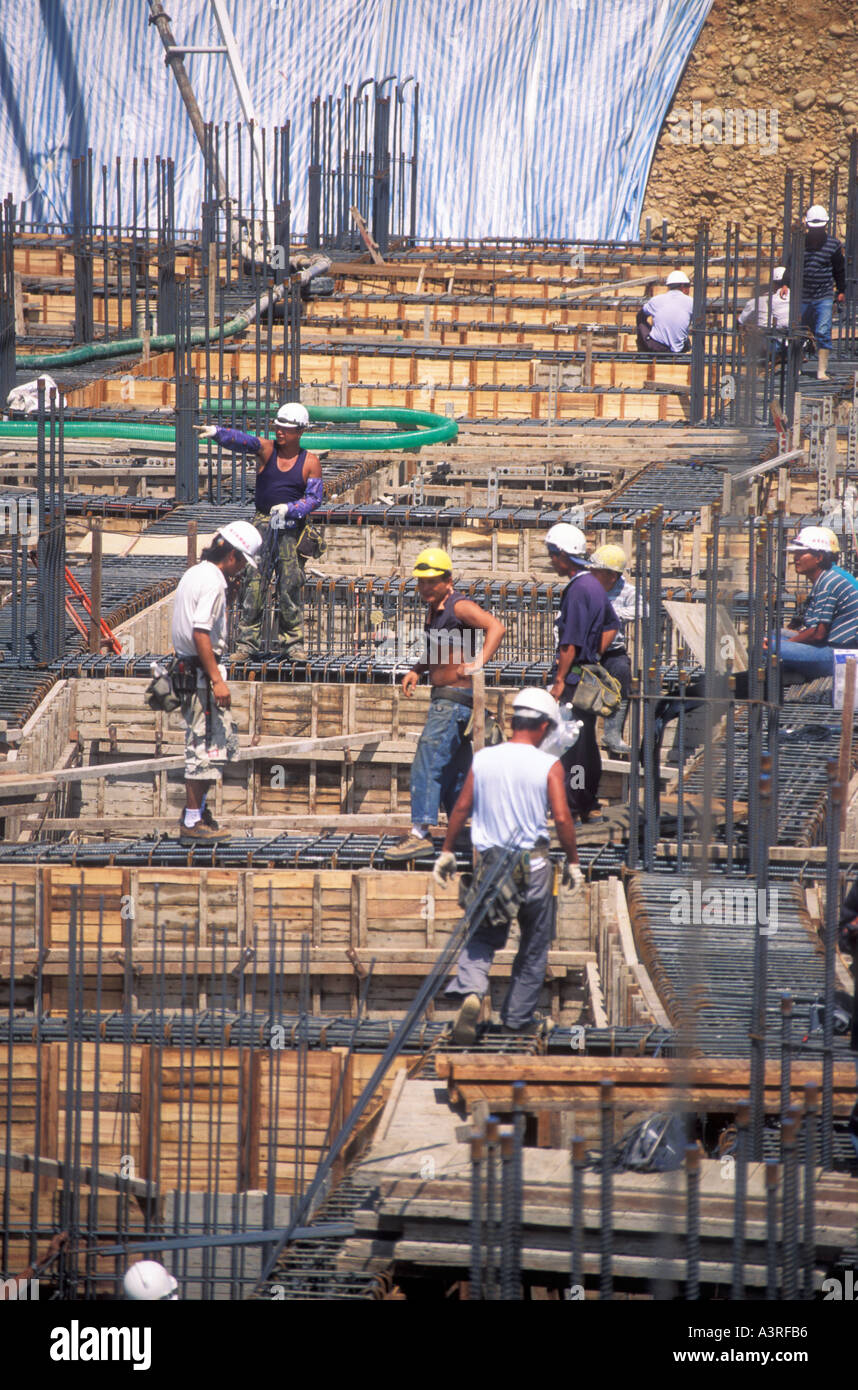 Construction foundation under central hi-res stock photography and ...