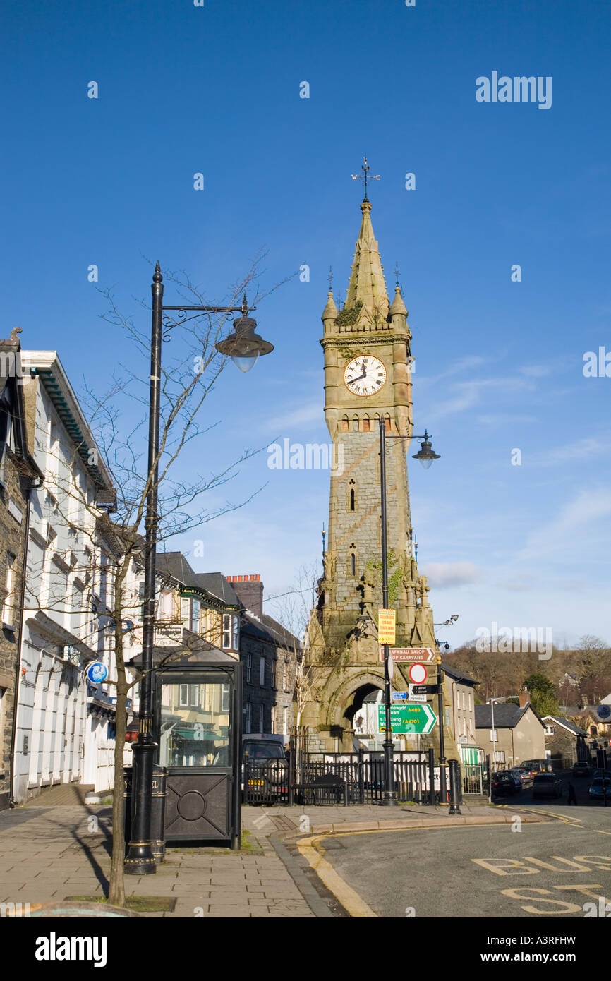 Clock tower in machynlleth hi-res stock photography and images - Alamy