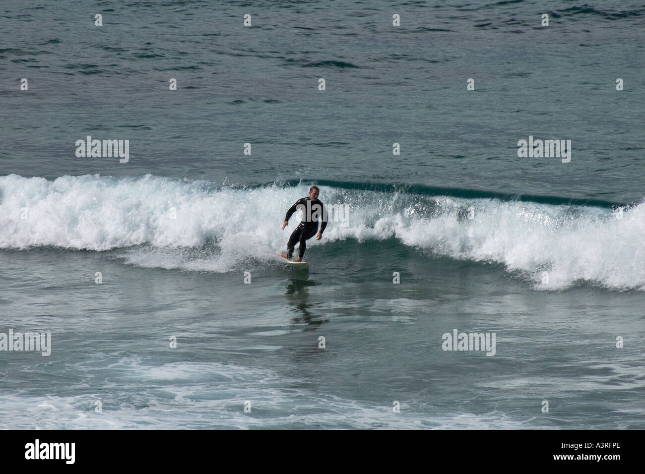 Riding the waves Stock Photo - Alamy
