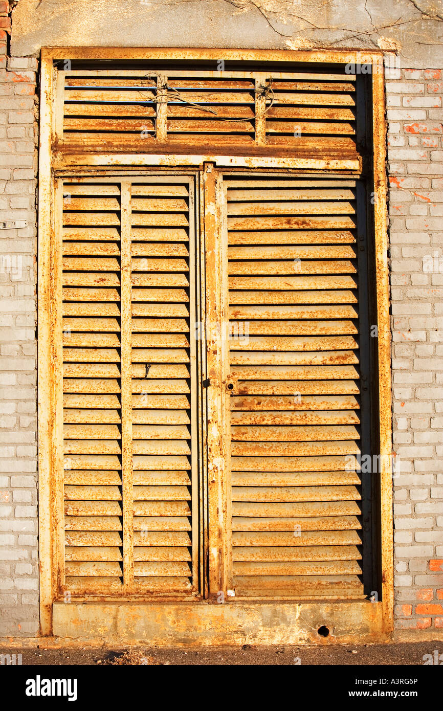 OLD RUSTY DOORS Stock Photo - Alamy