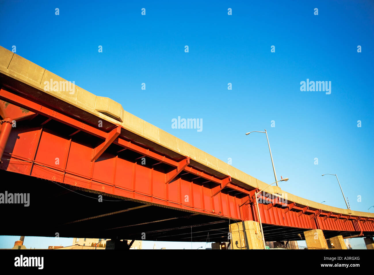 Road signs over overpass hi-res stock photography and images - Alamy