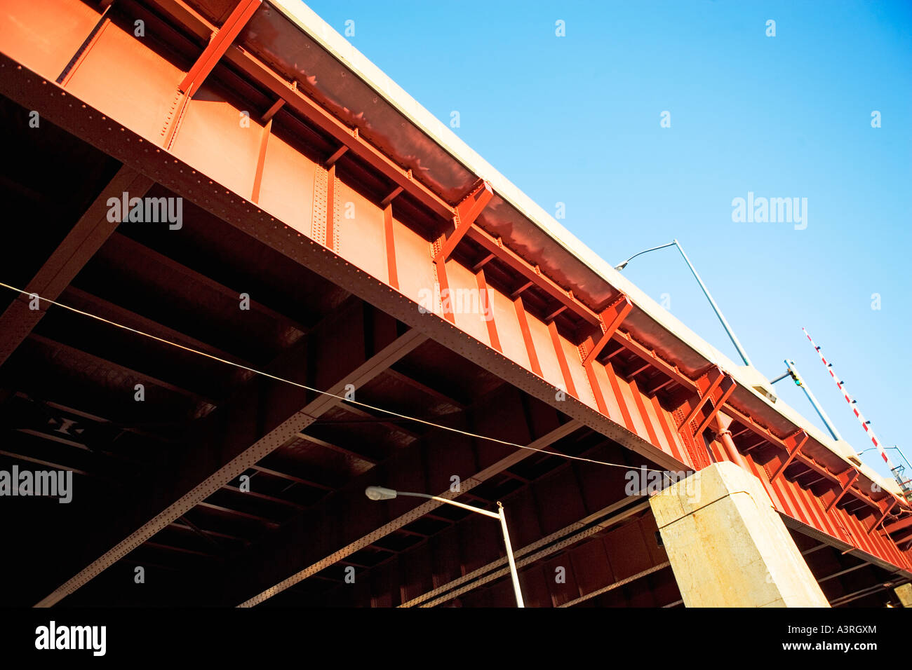 Road signs over overpass hi-res stock photography and images - Alamy