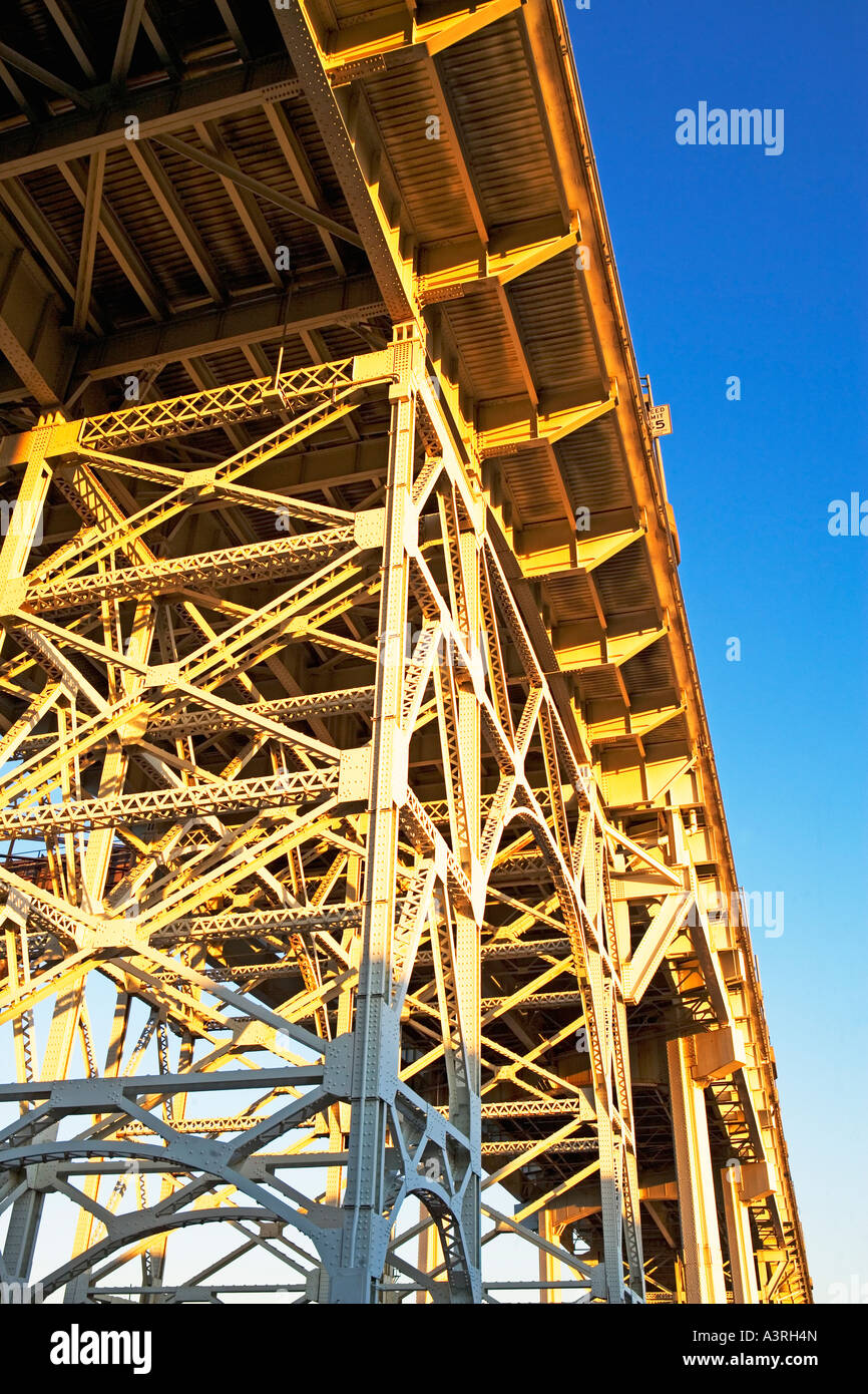 Road signs over overpass hi-res stock photography and images - Alamy