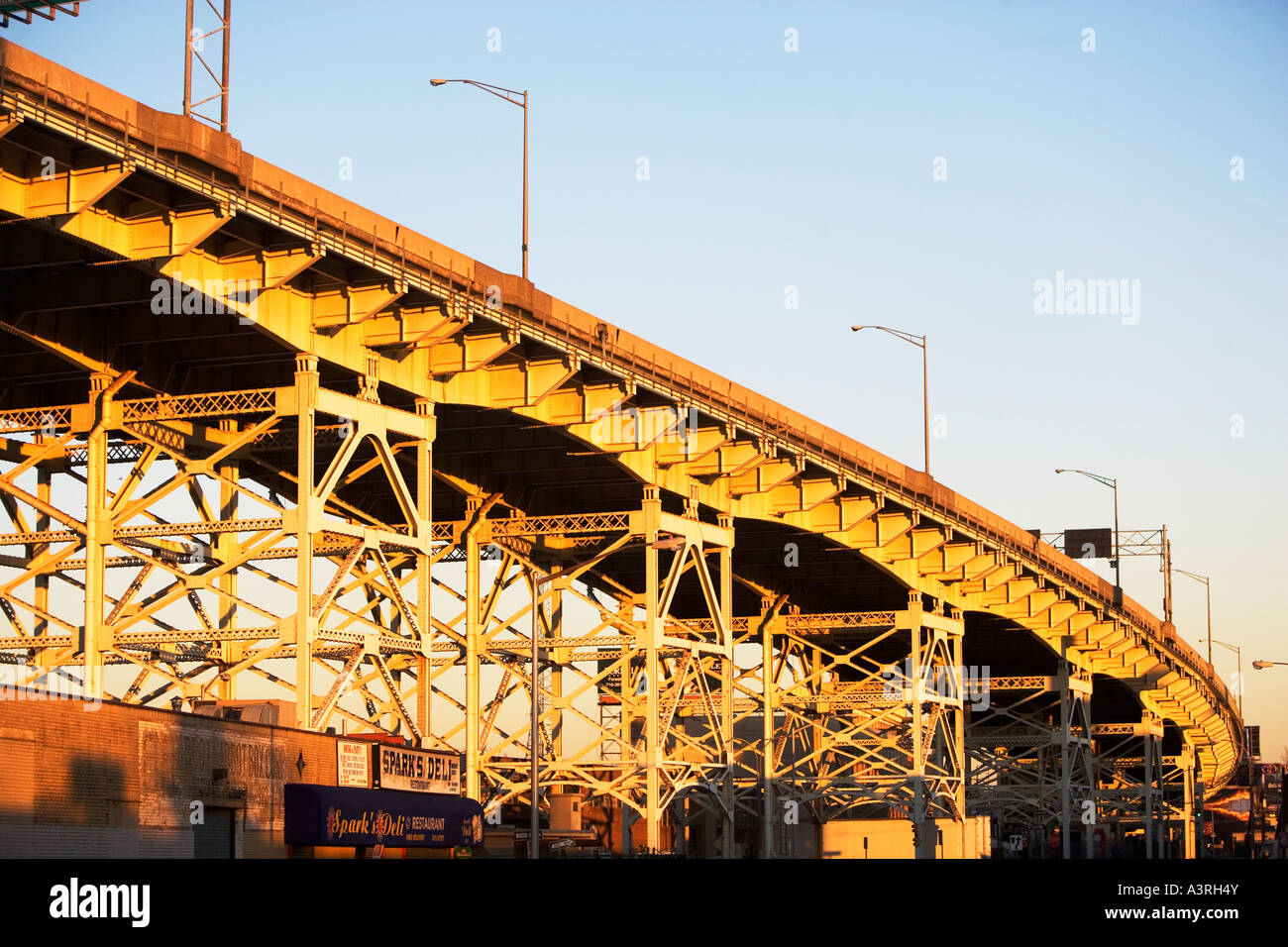 Road signs over overpass hi-res stock photography and images - Alamy