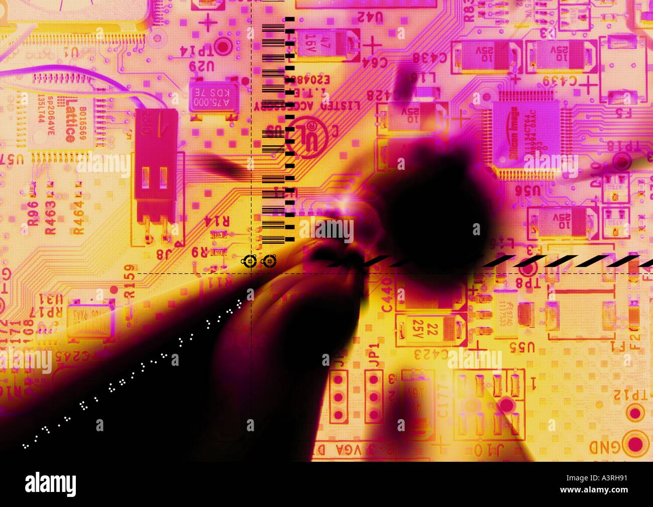 IT Background Design Stock Photo - Alamy