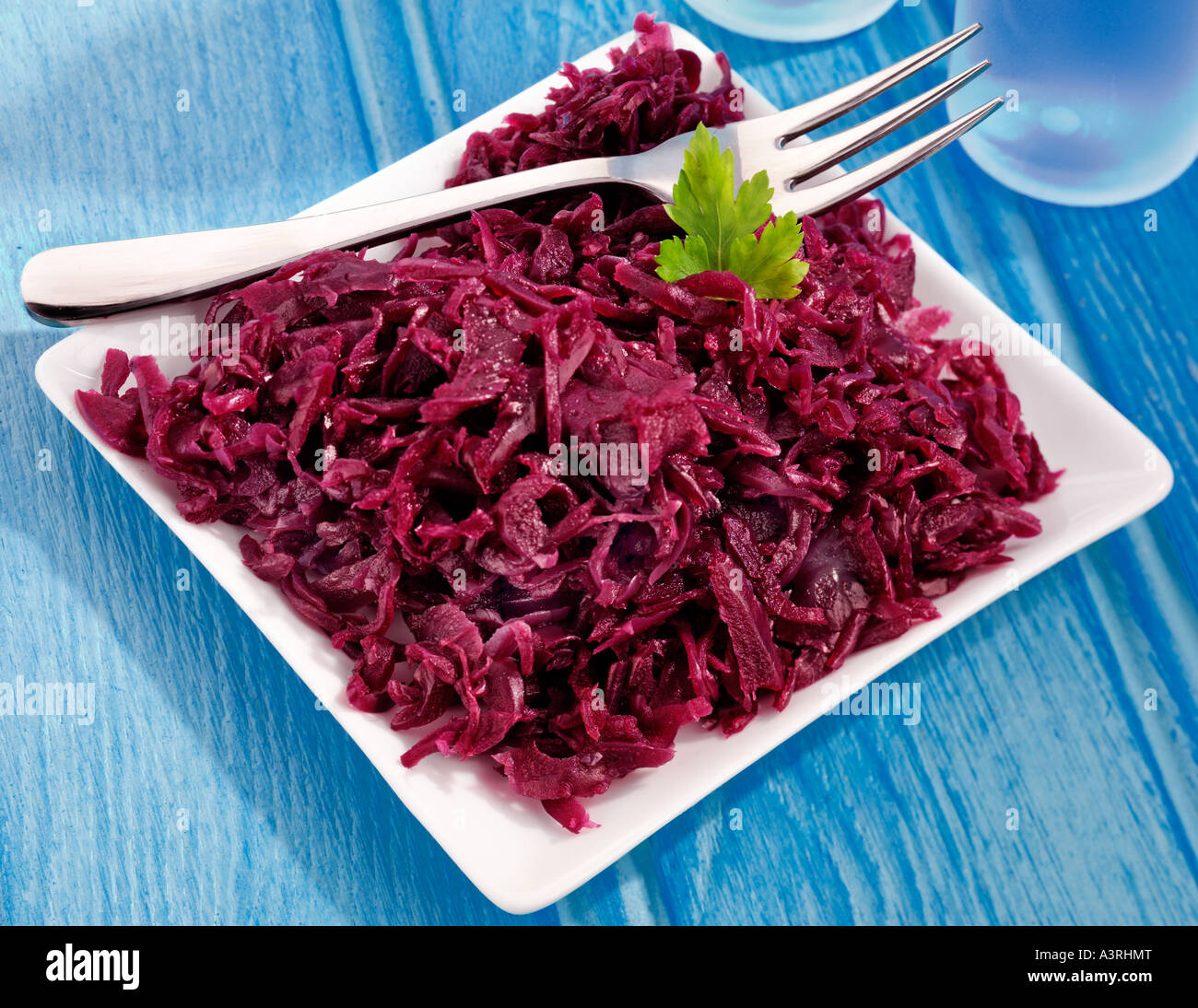 GERMAN ROTKOHL RED CABBAGE Stock Photo - Alamy
