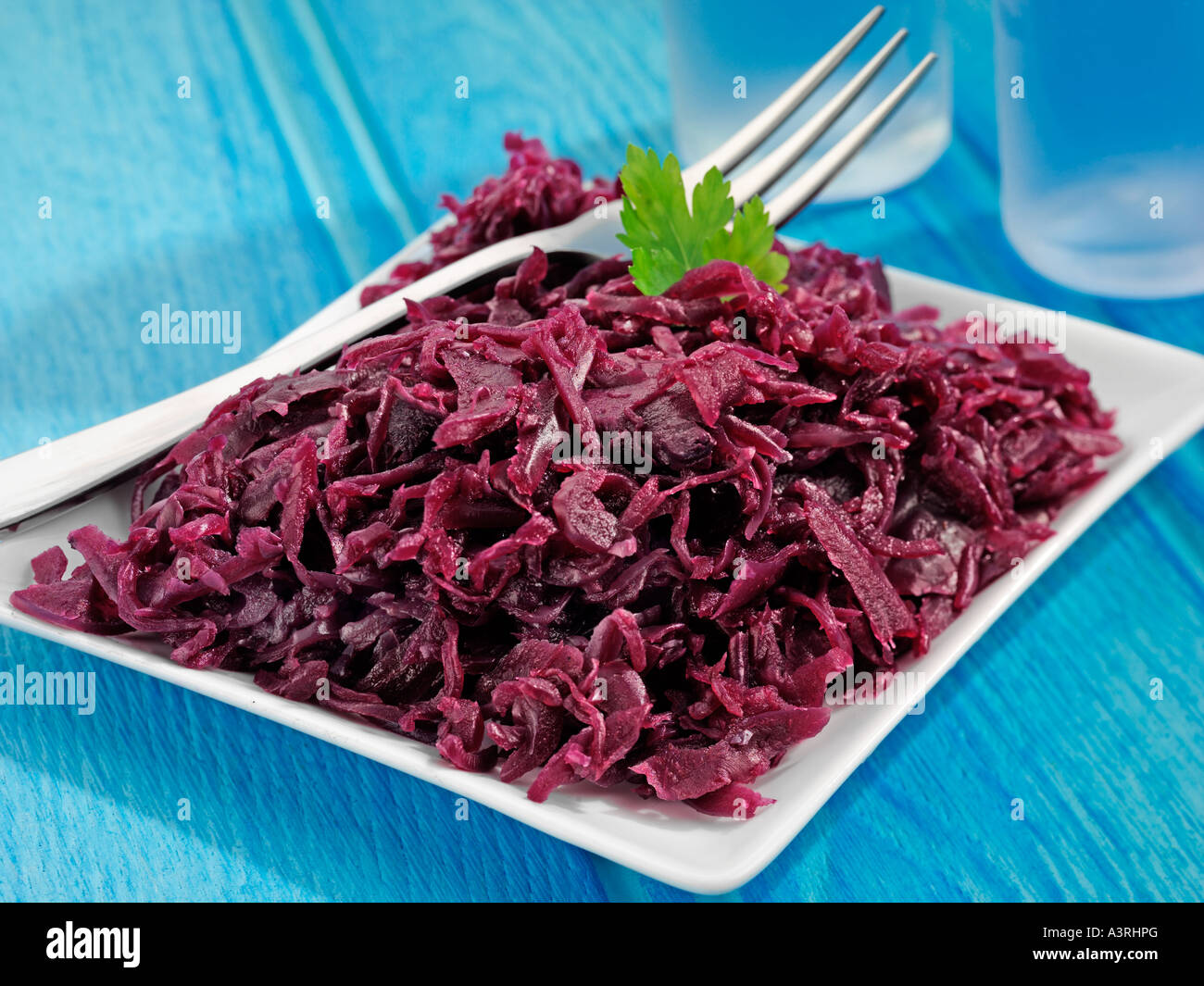 GERMAN ROTKOHL RED CABBAGE Stock Photo - Alamy