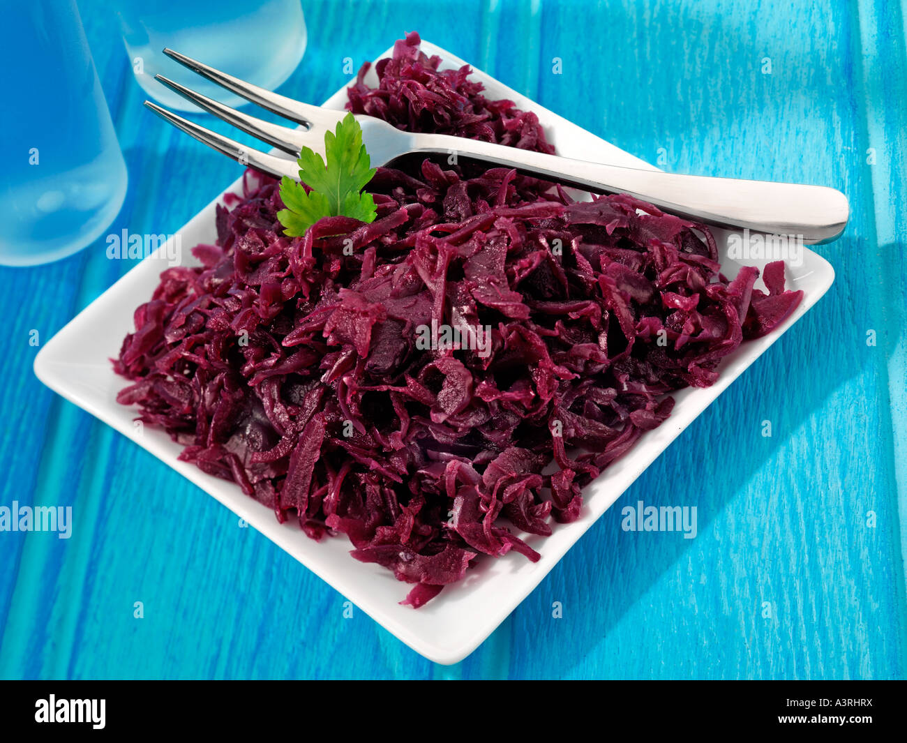 GERMAN ROTKOHL RED CABBAGE Stock Photo - Alamy