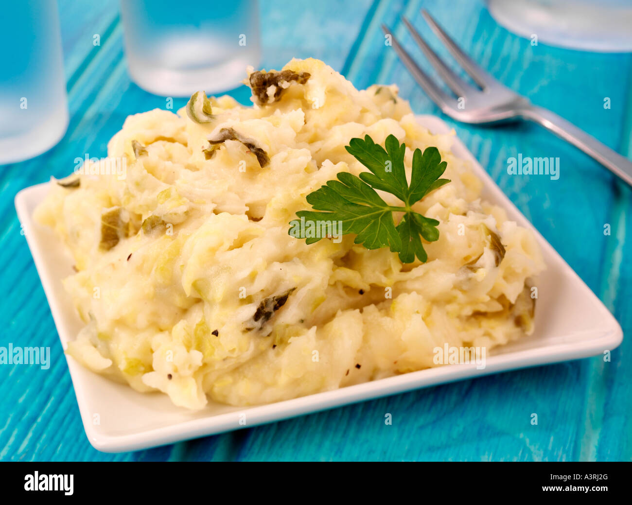 IRISH COLCANNON POTATO AND CABBAGE MASH Stock Photo - Alamy
