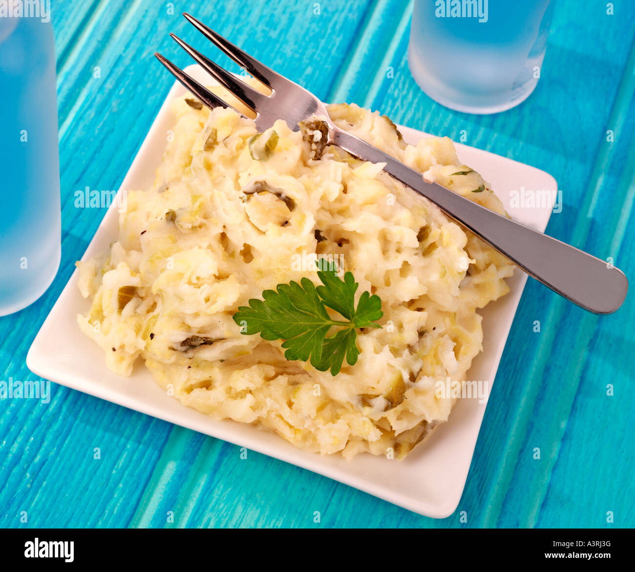 IRISH COLCANNON POTATO AND CABBAGE MASH Stock Photo - Alamy