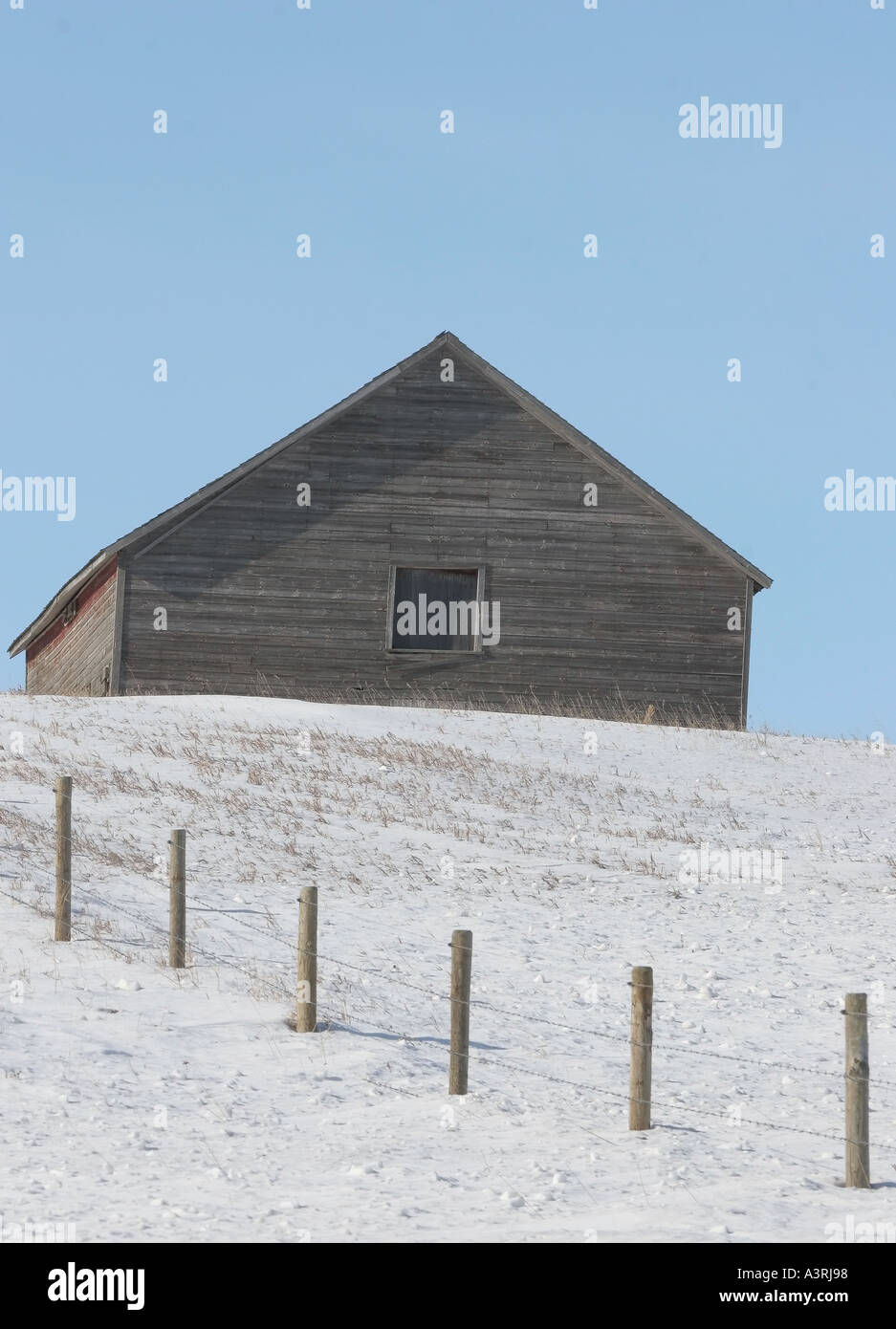 Winter on the Prairies in scenic Saskatchewan Canada Stock Photo - Alamy