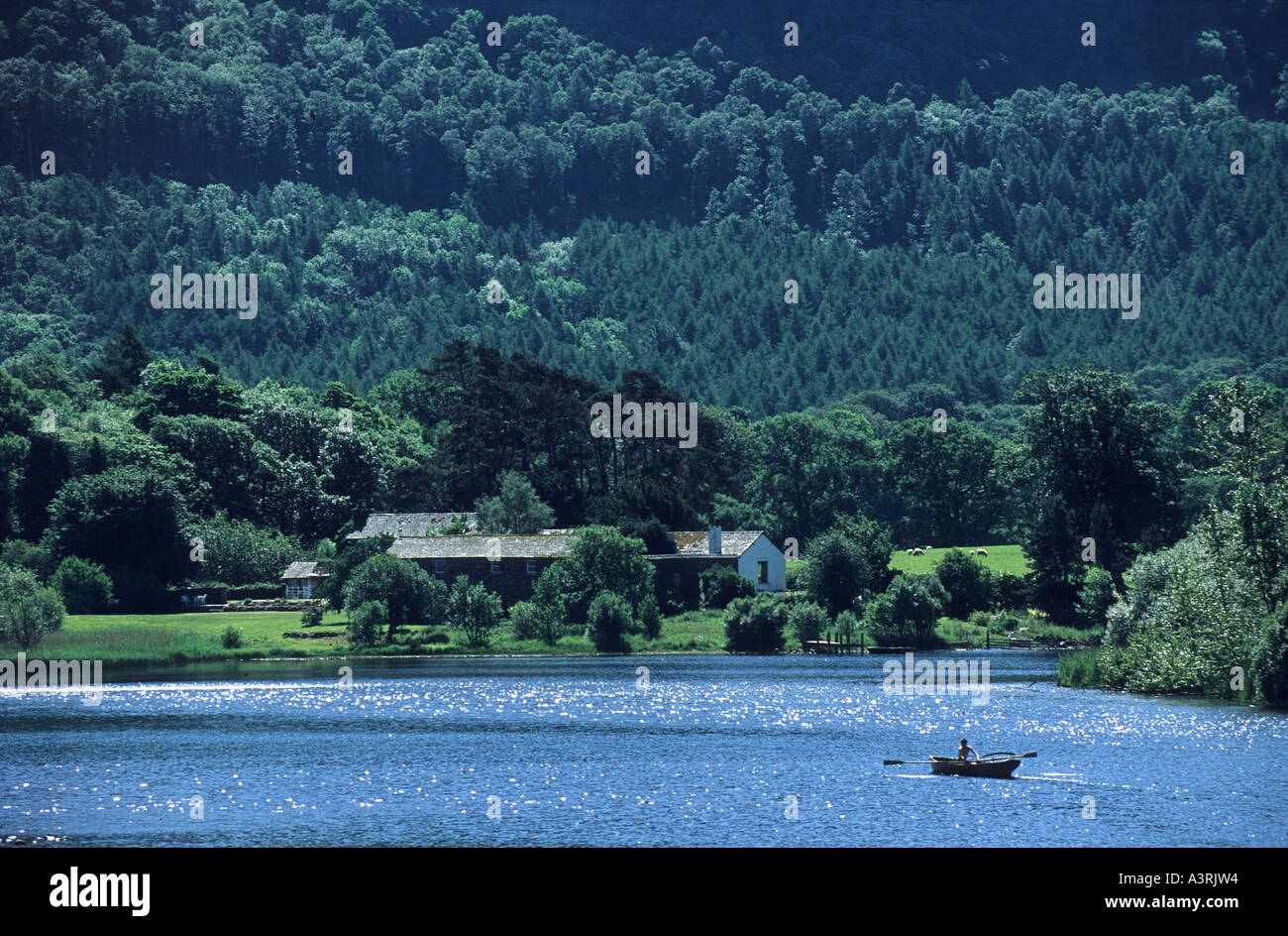 Stable Hills Cottage, Derwent Water Stock Photo - Alamy