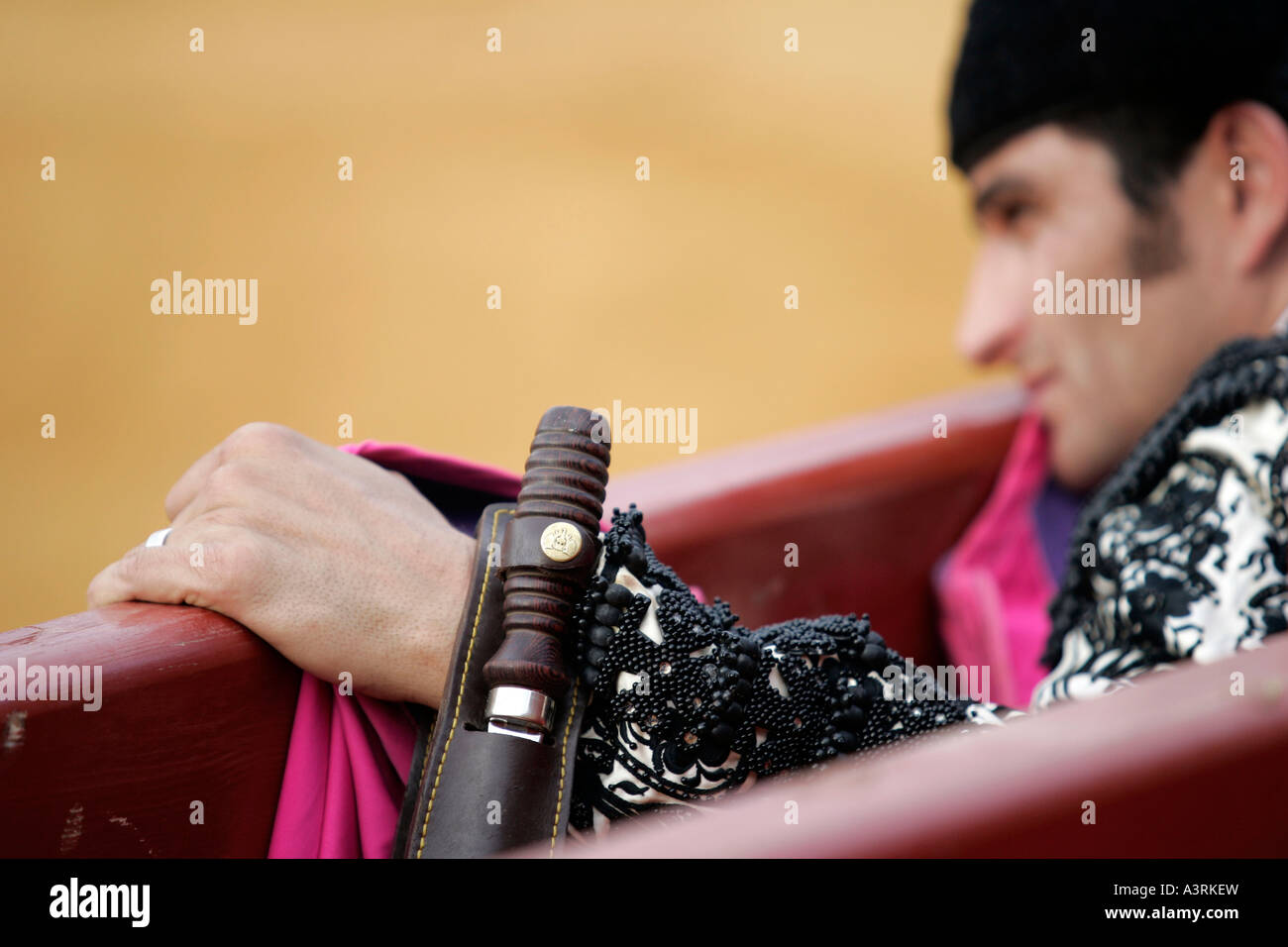 Bullfighter With Dagger on His Wrist Stock Photo - Alamy