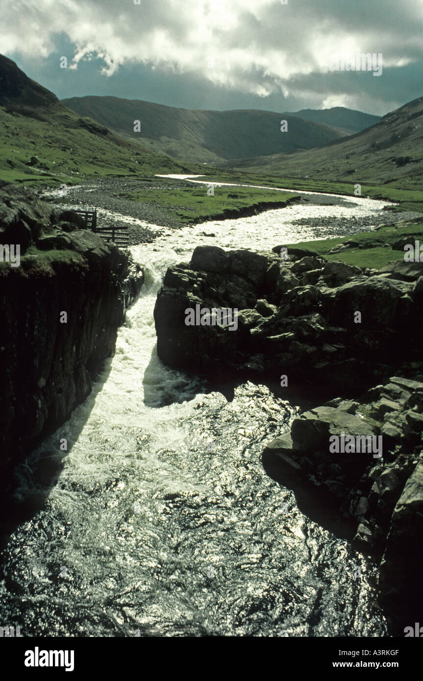 Blackmoss Pot, Langstrath Beck, Langstrath Valley, Borrowdale. The ...