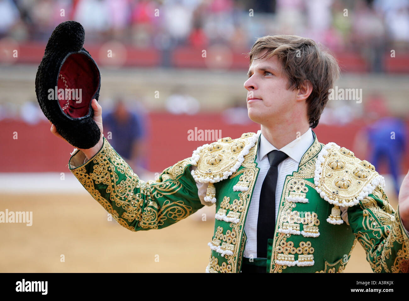 El Juli taking a lap of honor Stock Photo - Alamy