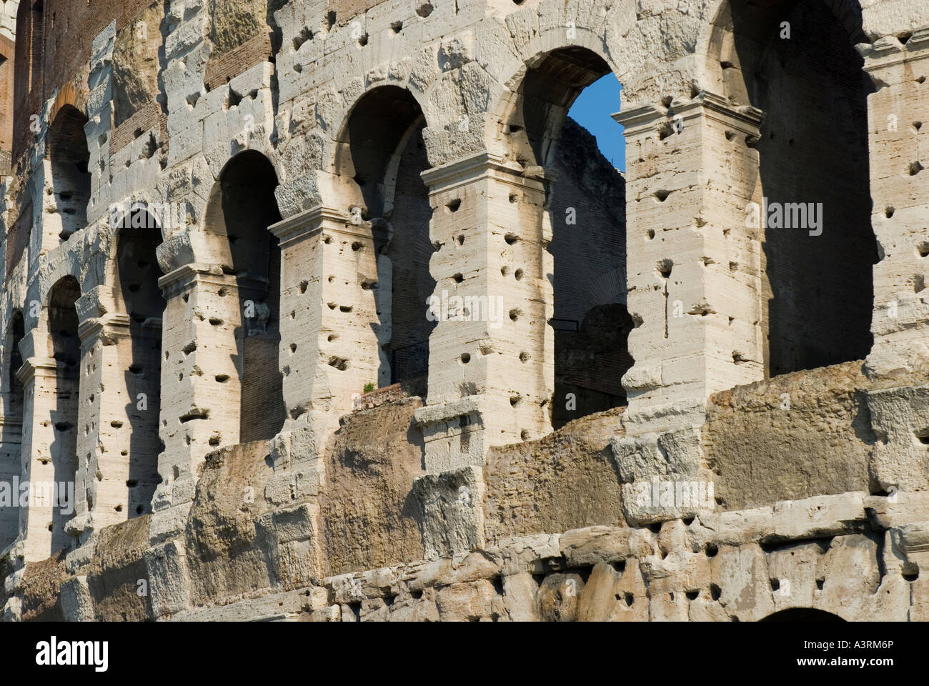 The Coliseum Detail Rome Stock Photo - Alamy