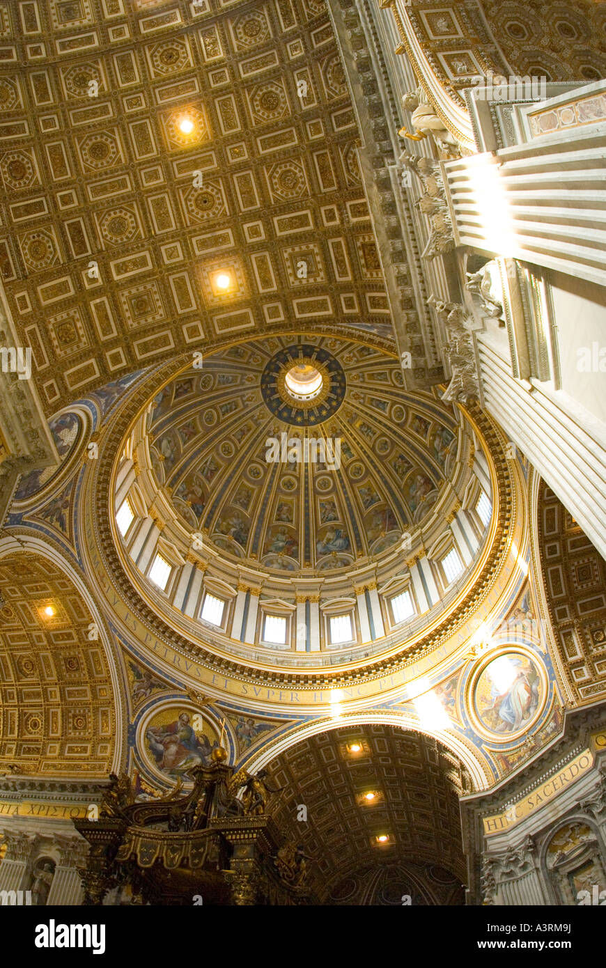 The Great Dome St Peters Rome Stock Photo - Alamy