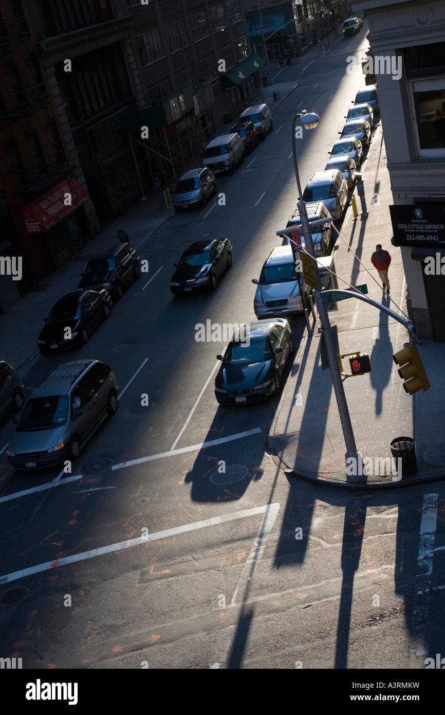Early morning light on 27th street New York City USA Stock Photo - Alamy