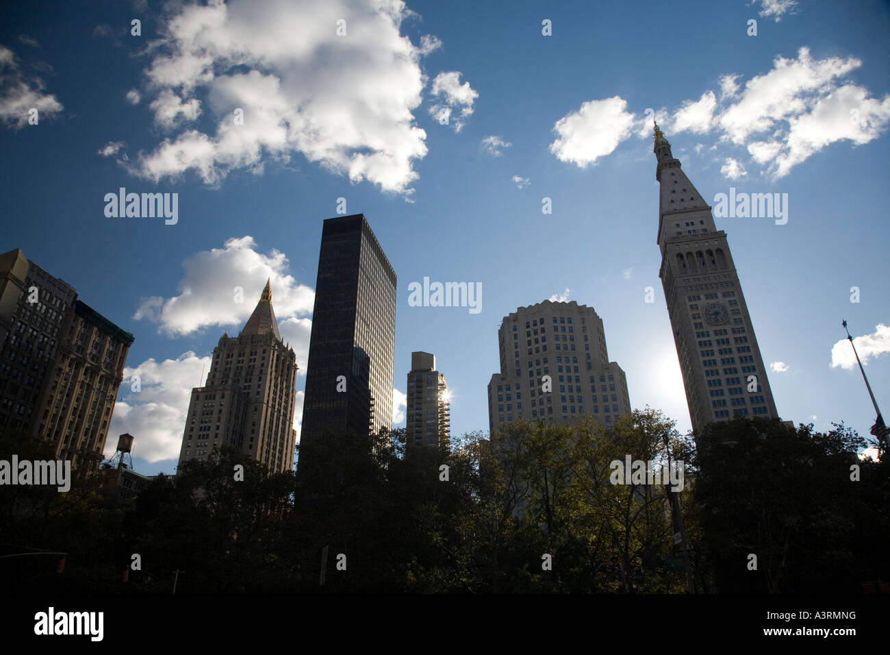 The Metropolitan Life Insurance Tower right and other buildings from ...