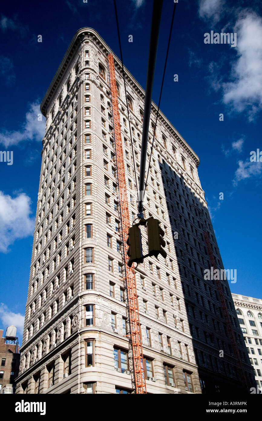 Rear view of Flatiron building NYC USA Stock Photo - Alamy