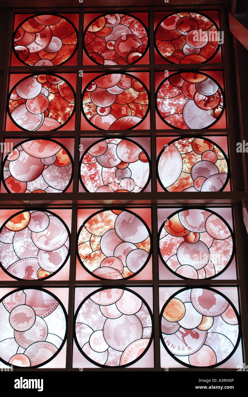Haymarket Bus station window Stock Photo - Alamy