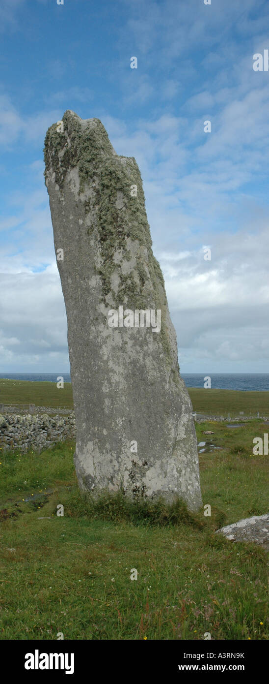 The tallest standing stone in Scotland Stock Photo - Alamy