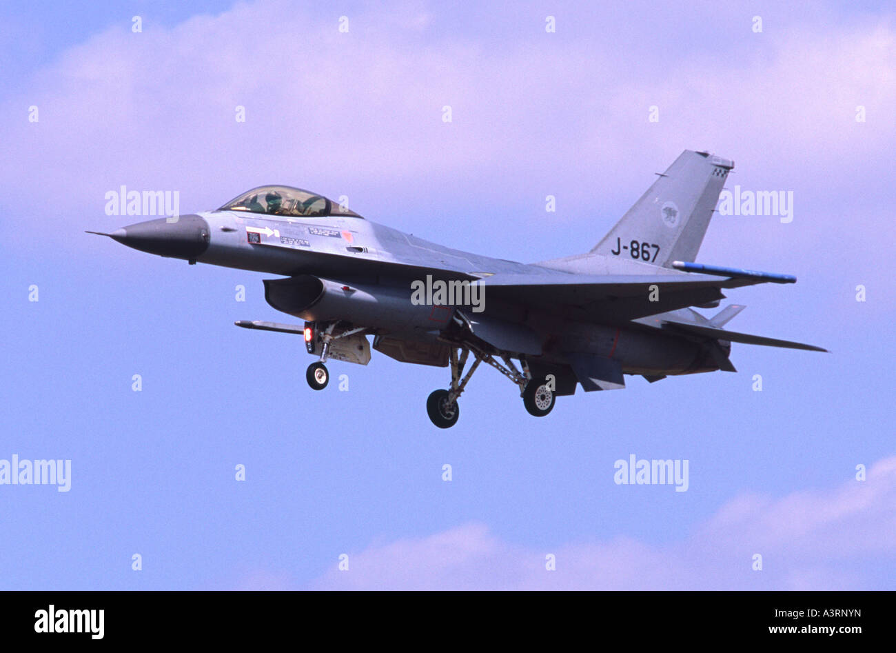 F-16CJ Fighting Falcon operated by the 52 FW of the USAF Stock Photo ...