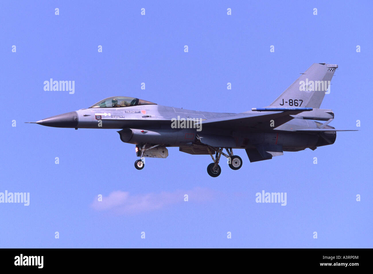 F-16CJ Fighting Falcon jet fighter operated by the 52 FW of the USAF ...