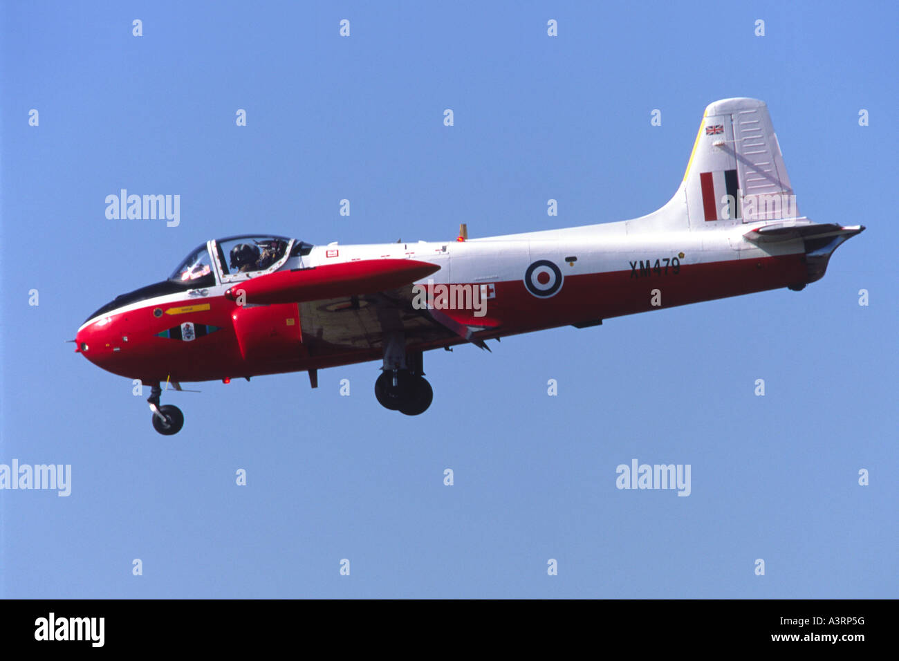 Jet Provost T5 in RAF training colours Stock Photo - Alamy