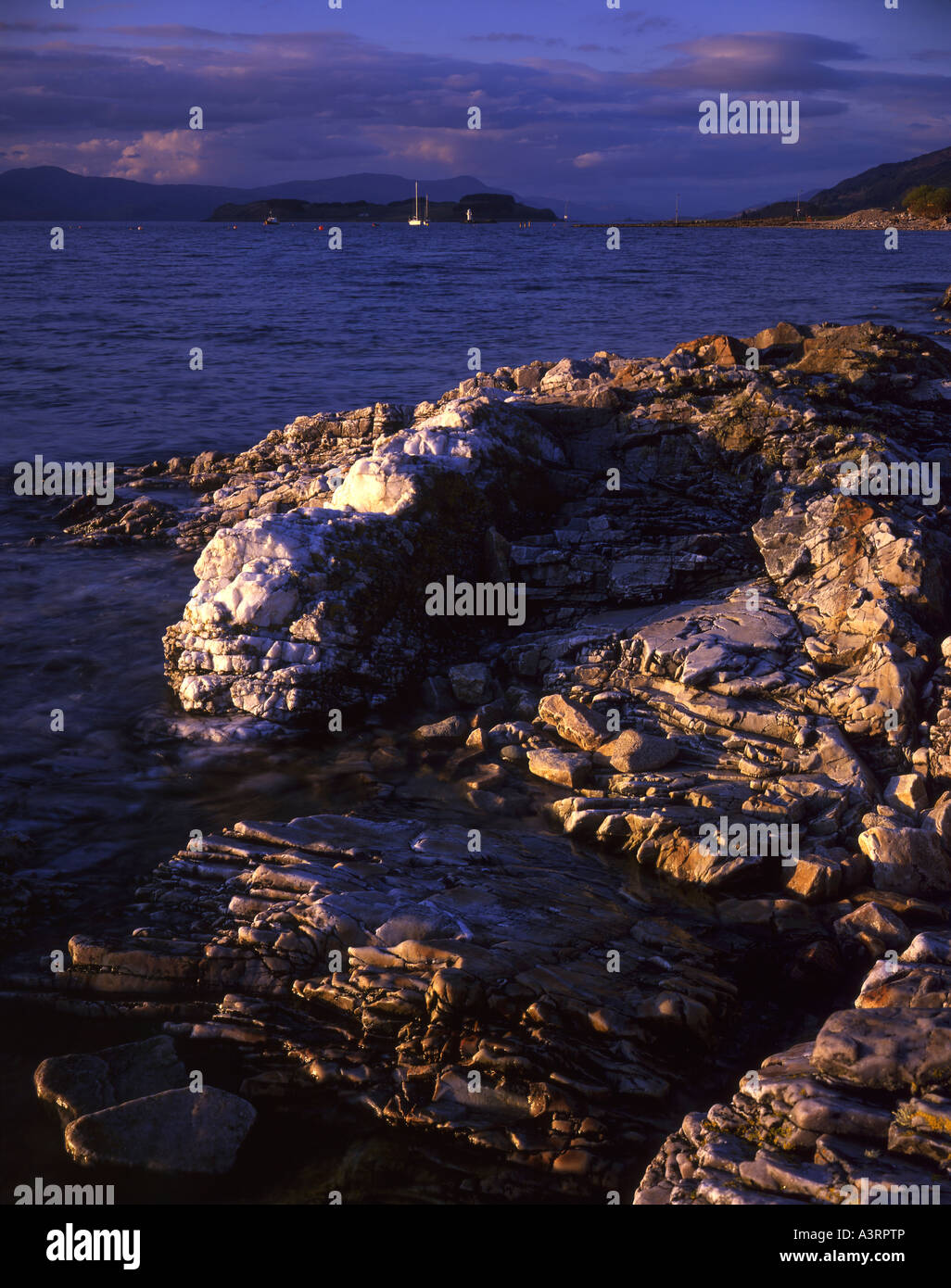 Shuna island from port appin hi-res stock photography and images - Alamy