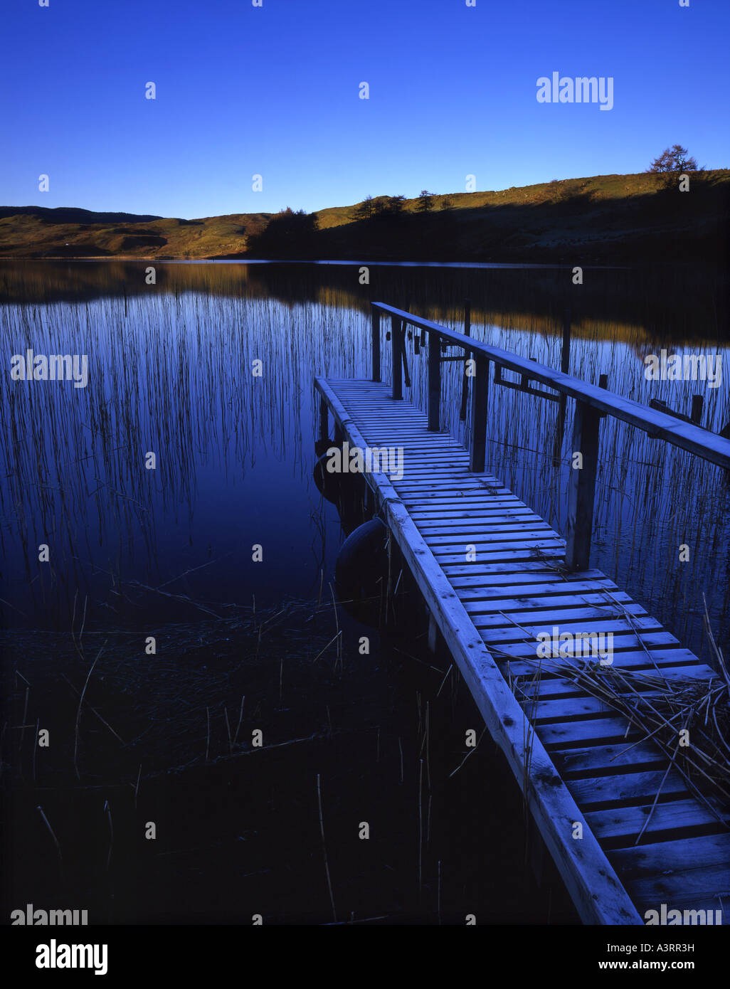 Landing Stage, Loch nan Druimnean, Kilmelford, Argyll Stock Photo - Alamy