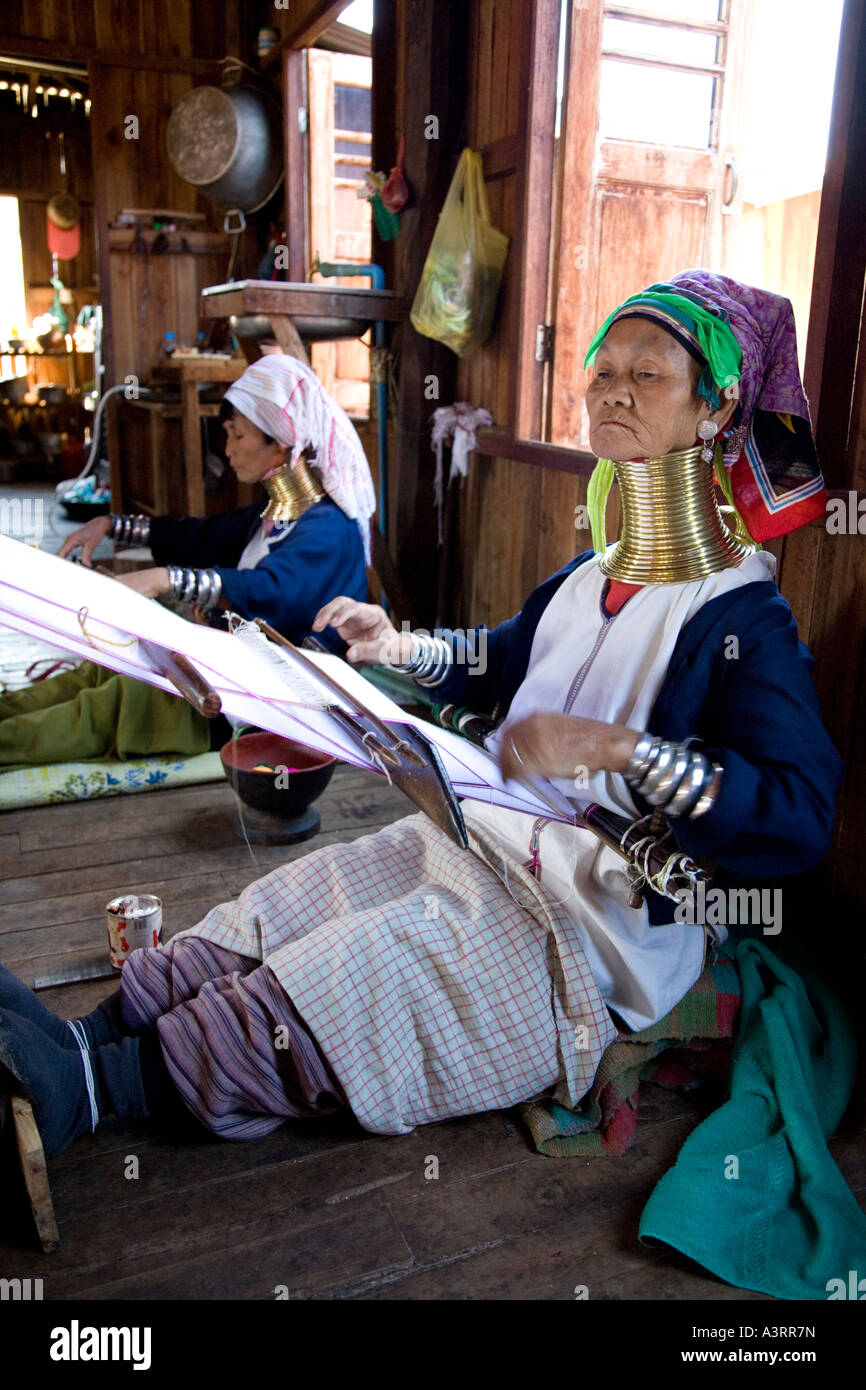 Portrait old padaung woman hi-res stock photography and images - Alamy