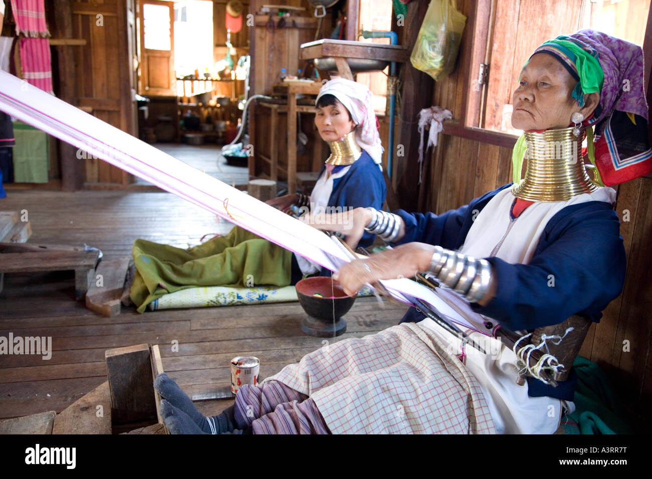 Portrait old padaung woman hi-res stock photography and images - Alamy