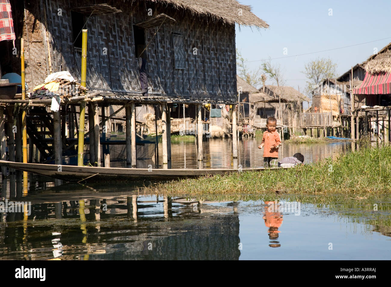 Floating Village, Inle Lake, Myanmar Stock Photo - Alamy