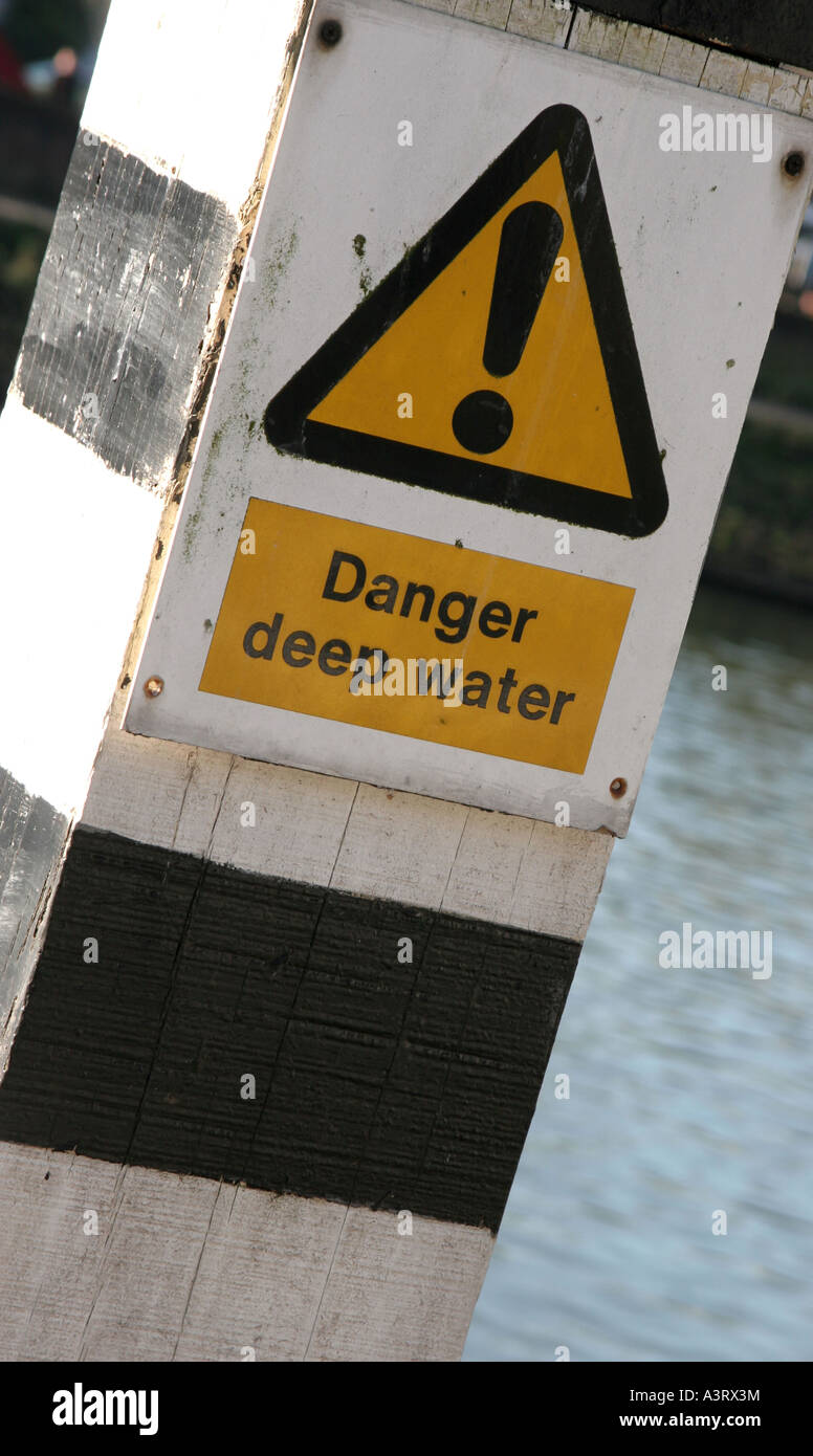 danger deep water Stock Photo - Alamy