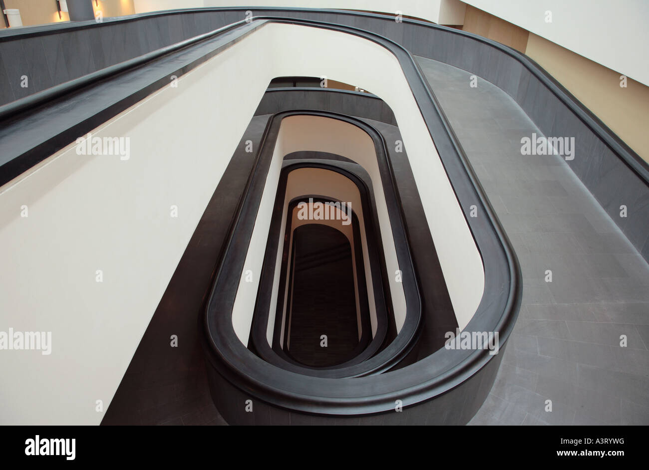 Spiral Ramp in the Vatican Museum Rome Italy Stock Photo - Alamy