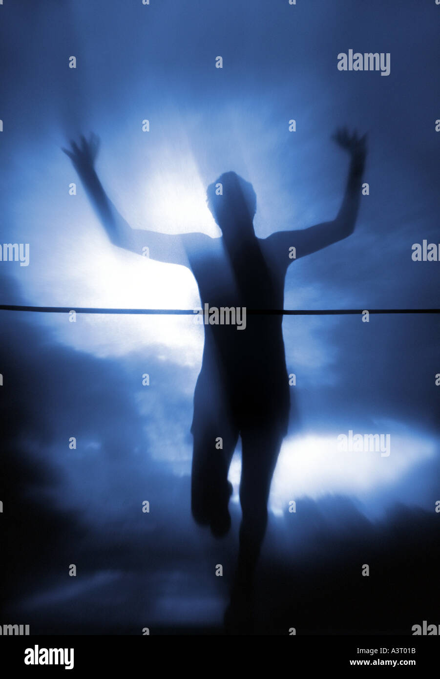 Winning race running tape hi-res stock photography and images - Alamy