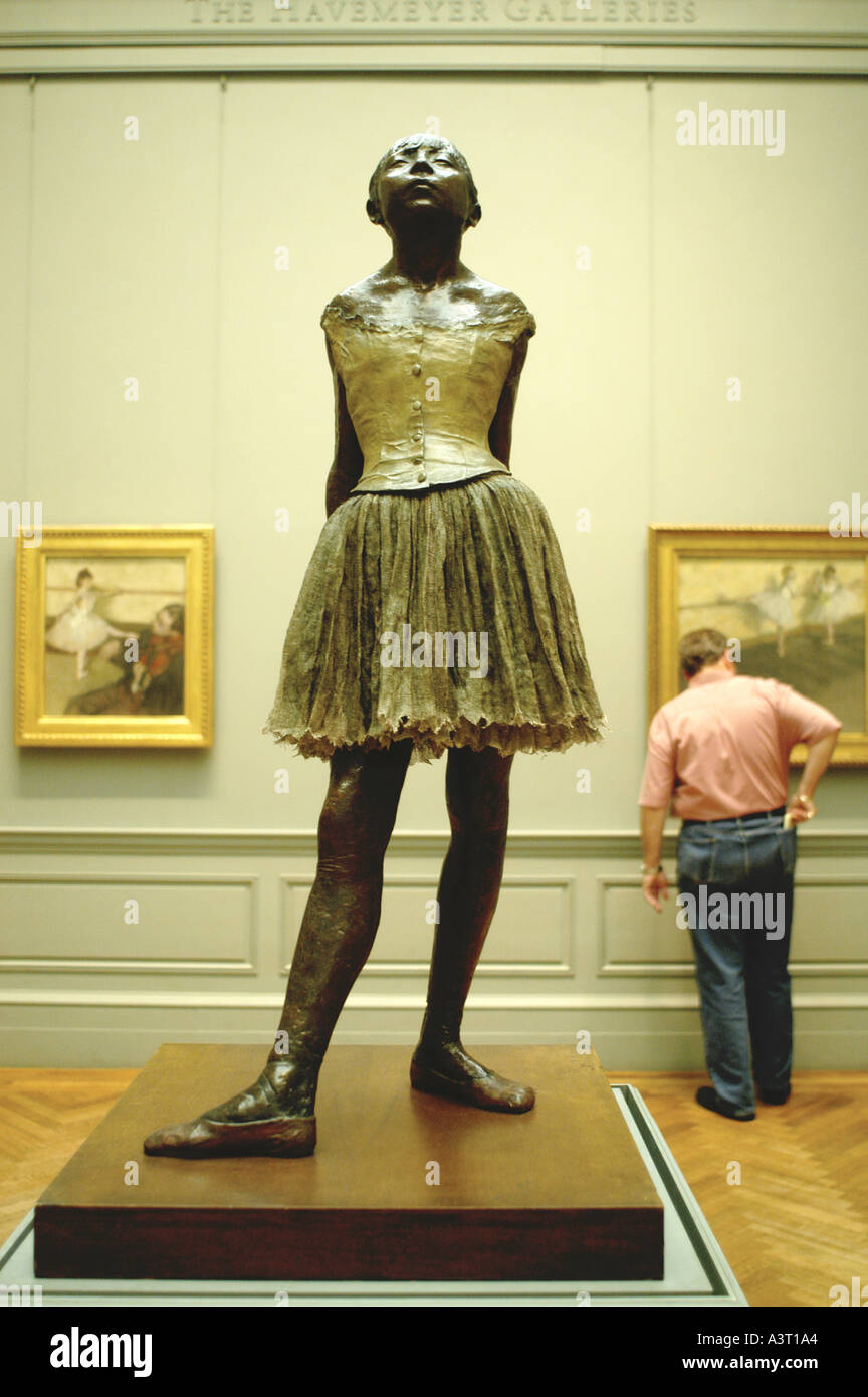 The Little Fourteen Year Old Dancer bronze statue by french artist ...