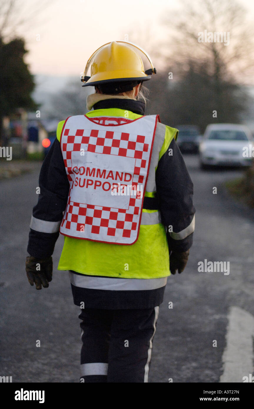 Fire Brigade Command support officer, Wales UK Stock Photo - Alamy Fire Brigade Command support officer, Wales UK Stock Photo - Alamy