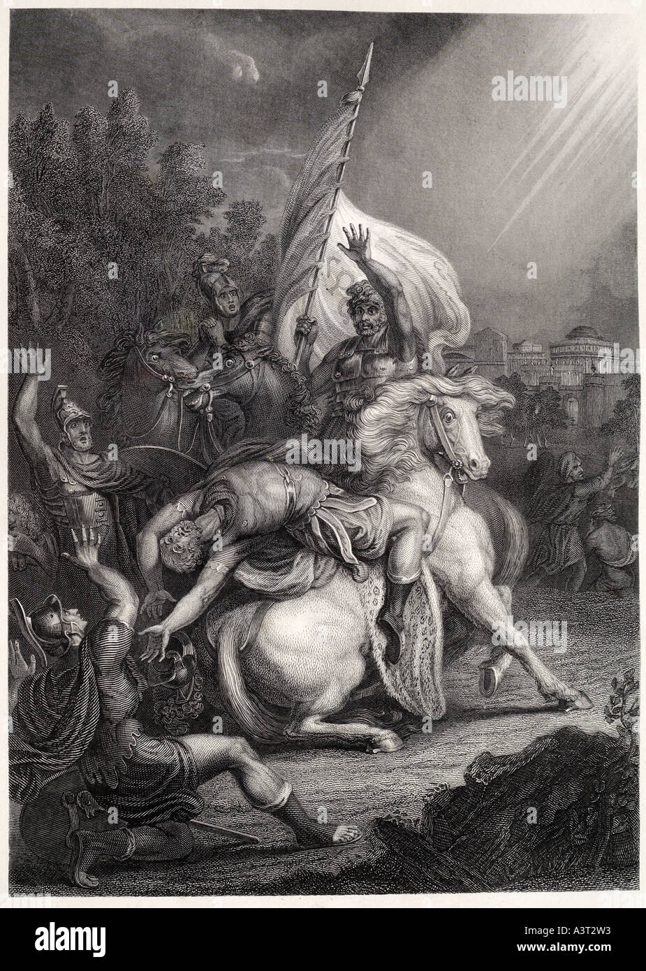 conversion of paulbiblical scene saint Saul Pharisee road Damascus ...