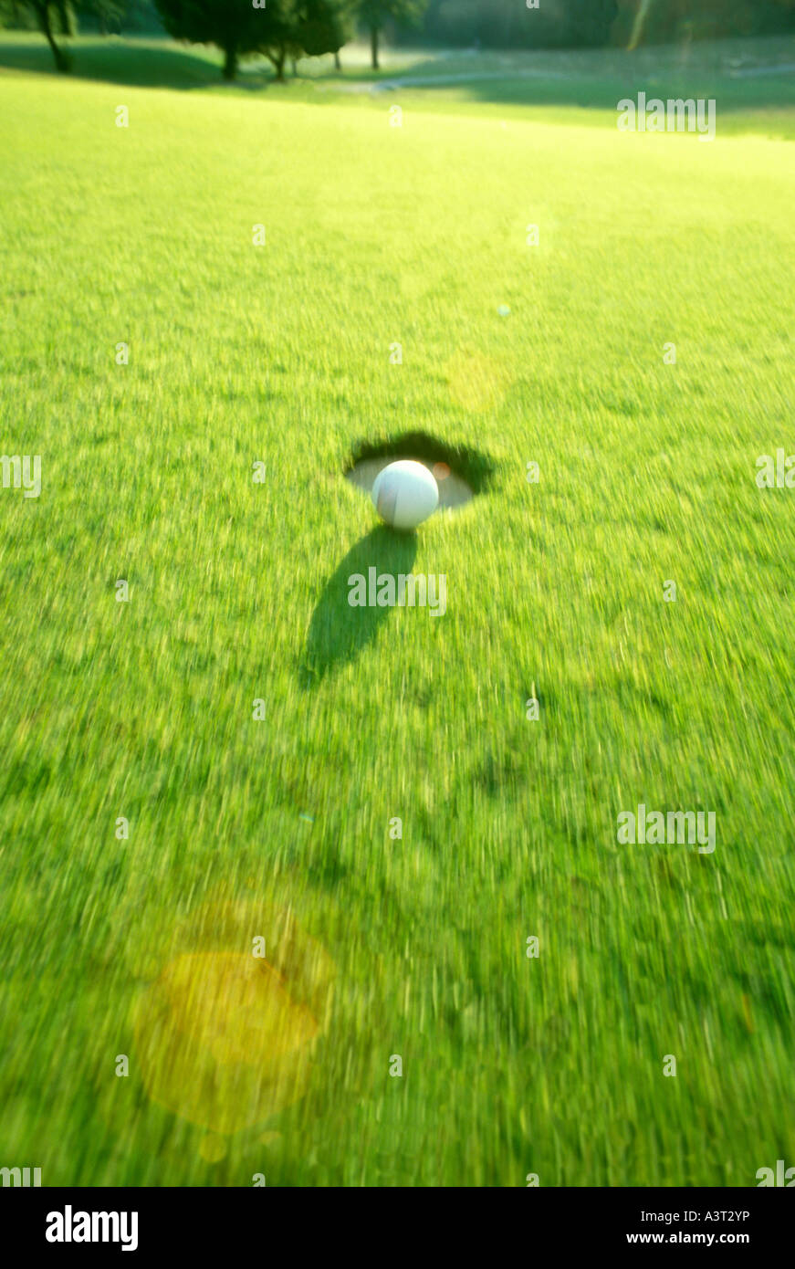 Close up of golf putt Stock Photo - Alamy