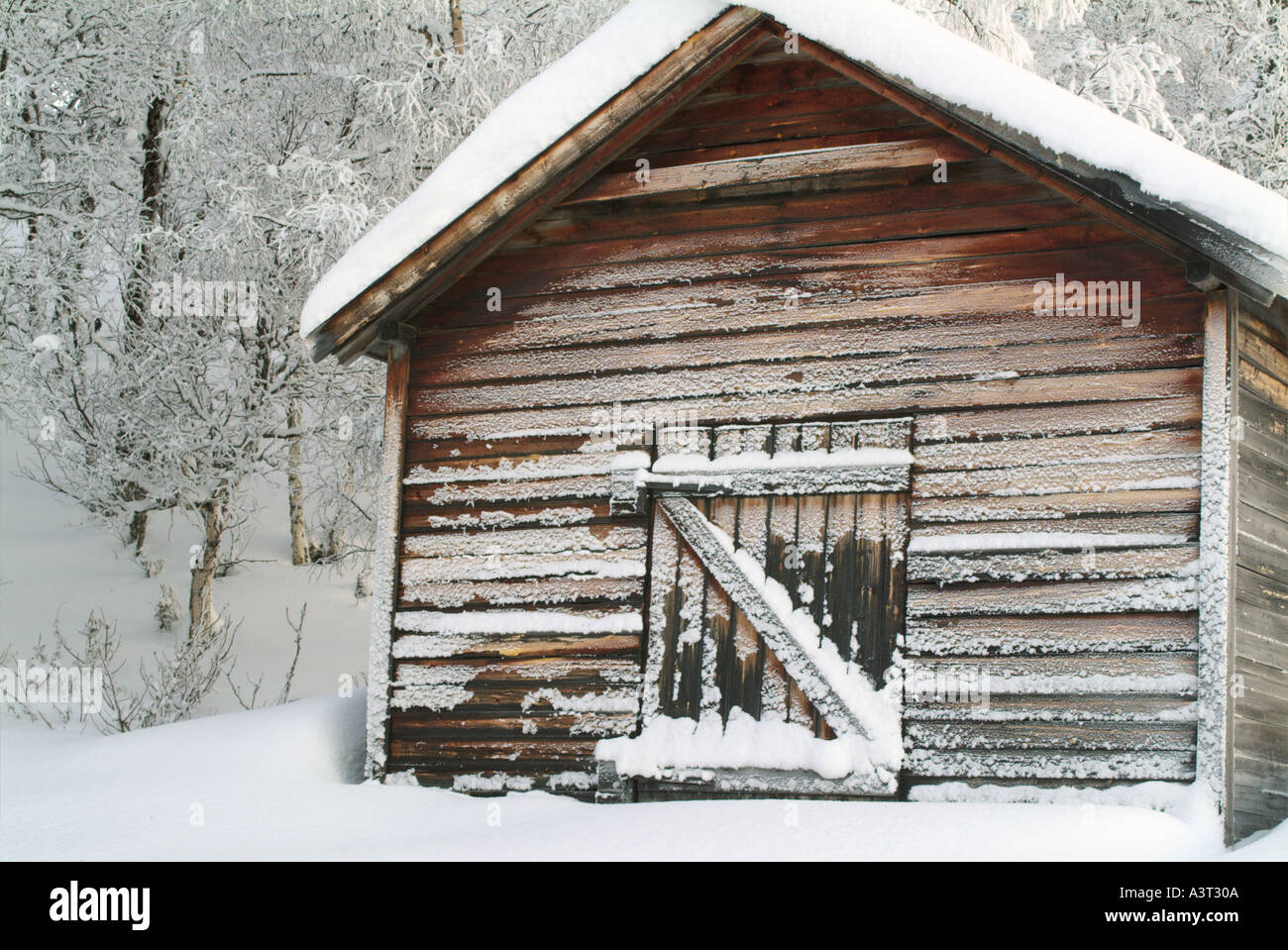 Old hay barn Stock Photo - Alamy