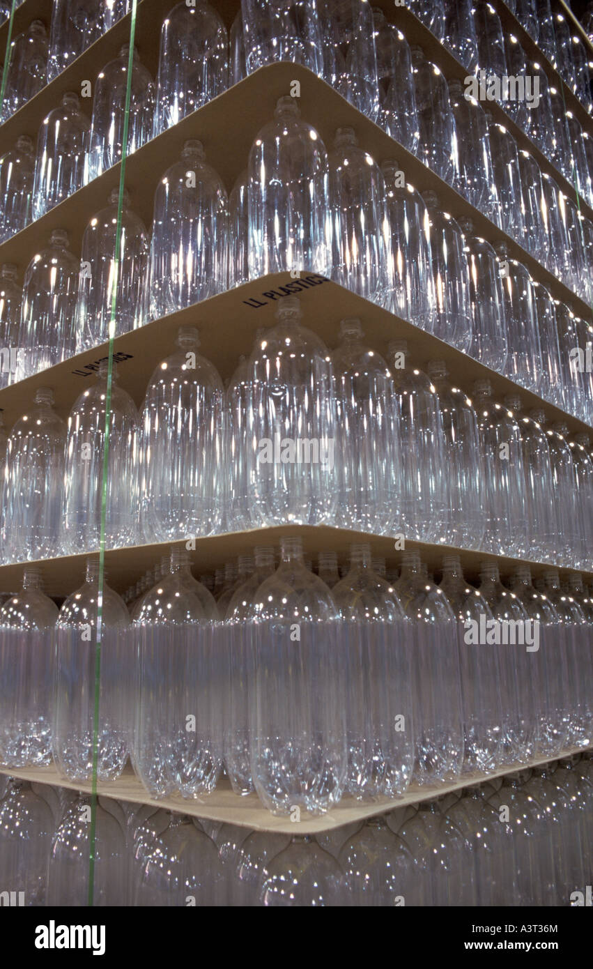 Bottles stacked up in a warehouse Stock Photo - Alamy