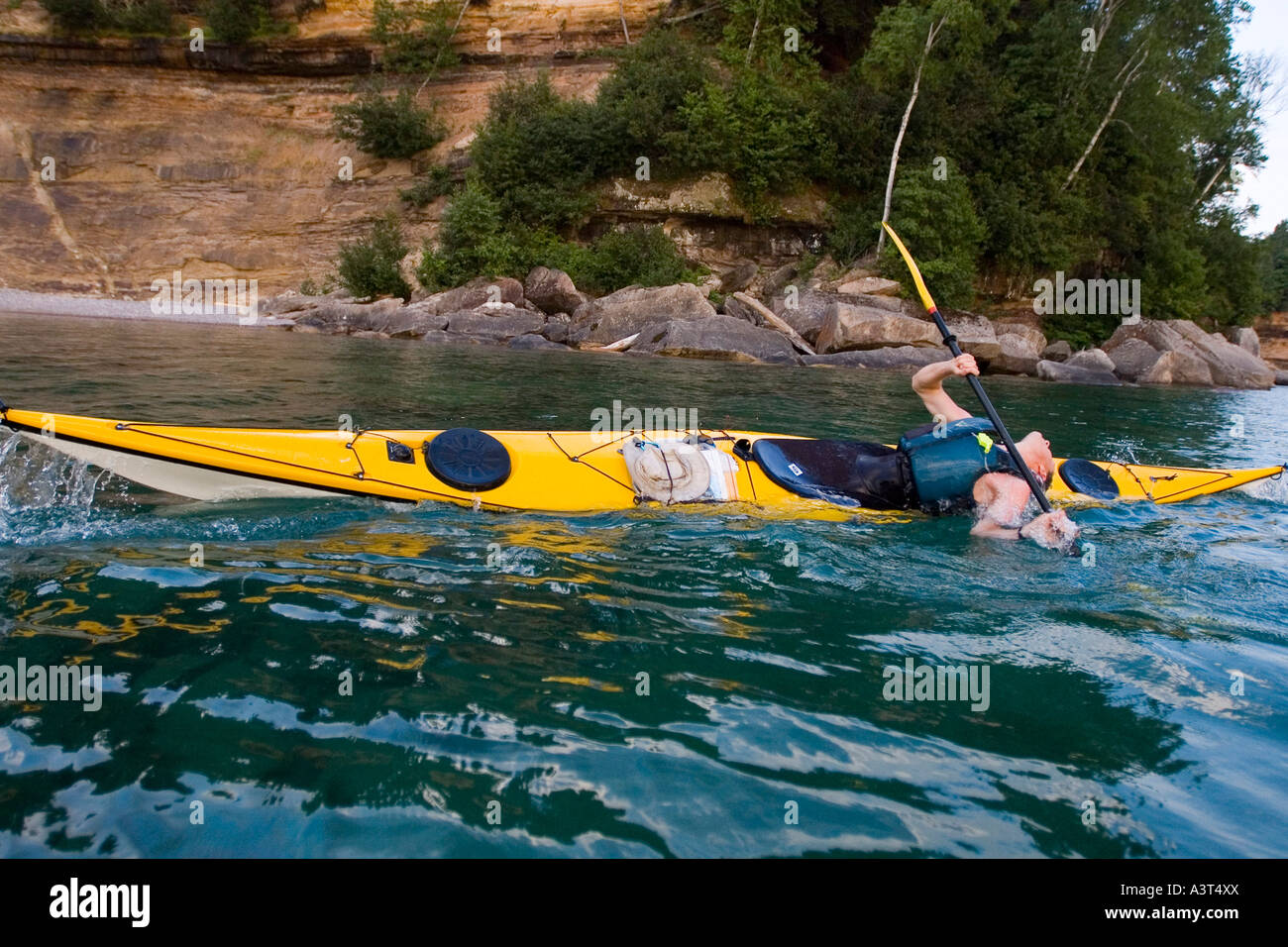 Kayak eskimo roll hi-res stock photography and images - Alamy