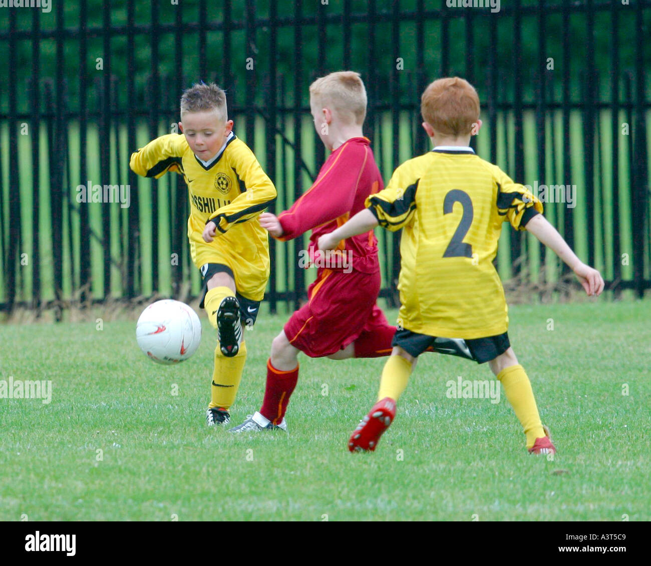Children s Football Stock Photo - Alamy