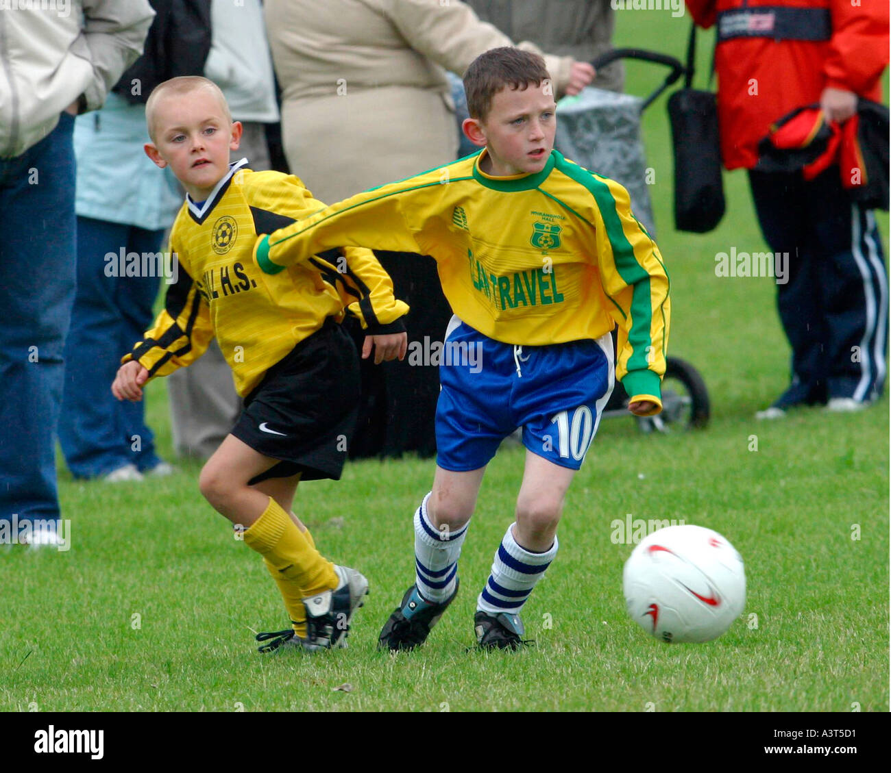 Children s Football Stock Photo - Alamy