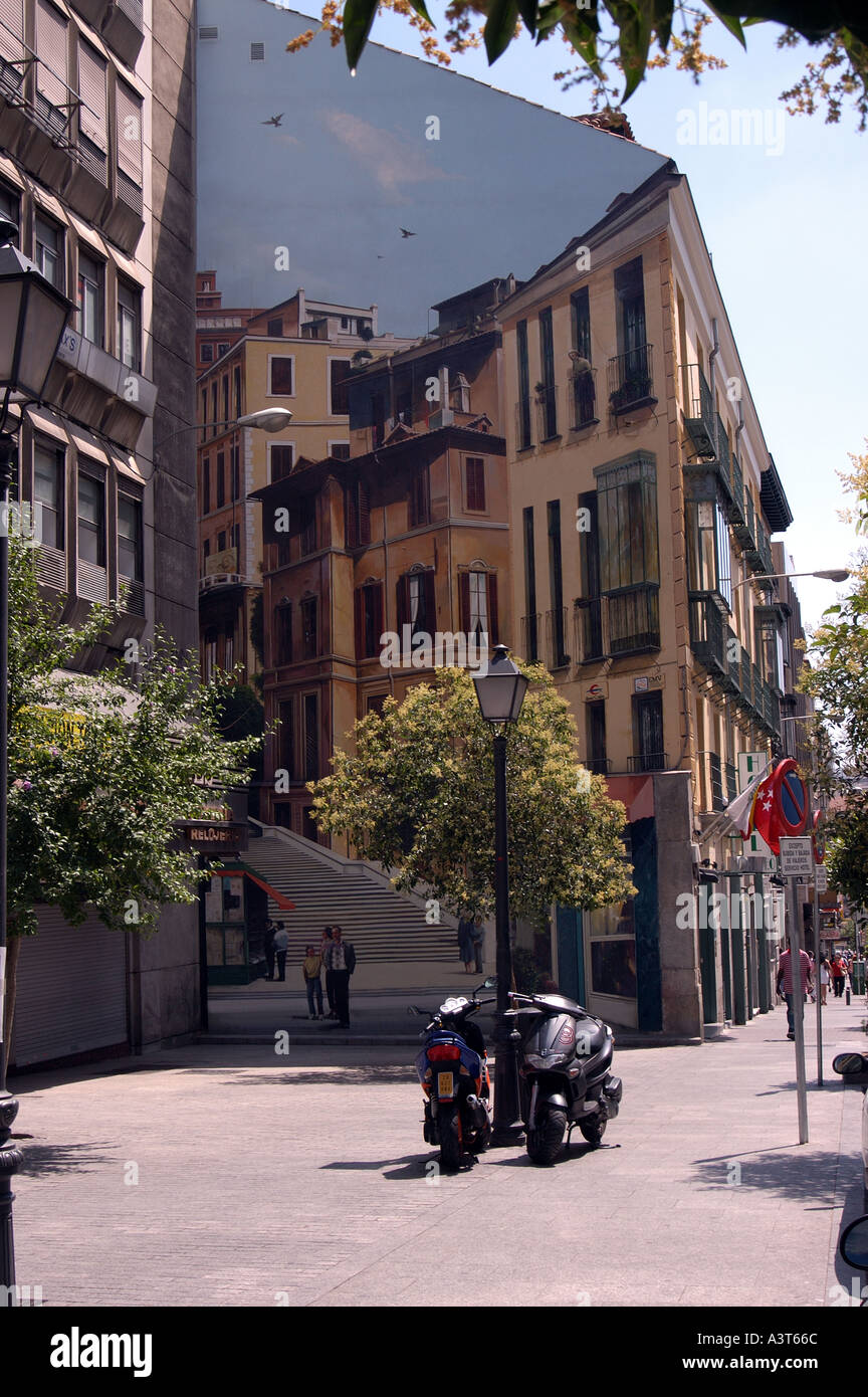 Calla de la Montera Madrid Spain EU Europe Stock Photo - Alamy